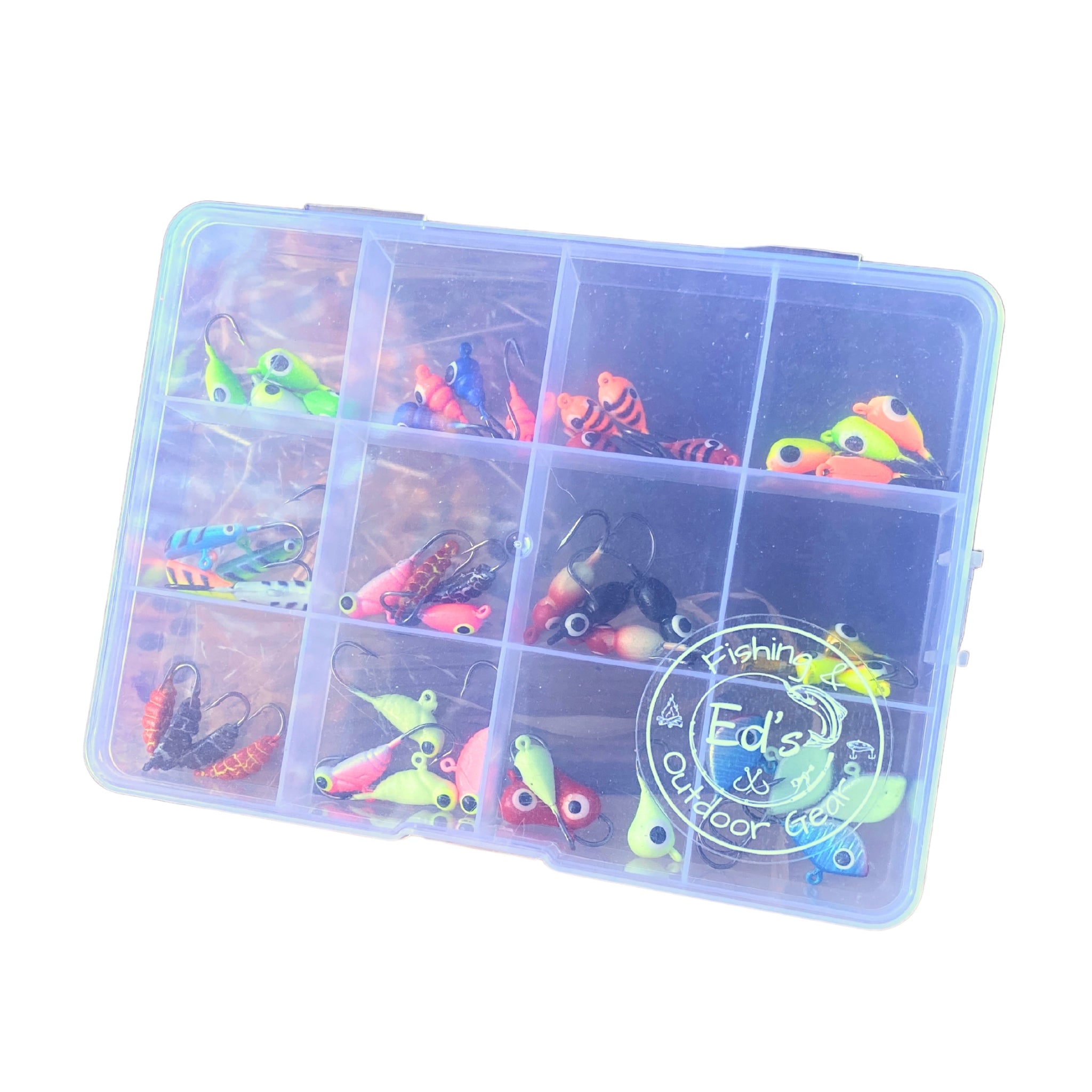E.F.O.G's Mini ICE FISHING Kit - 48 pc includes Mini Tackle Box