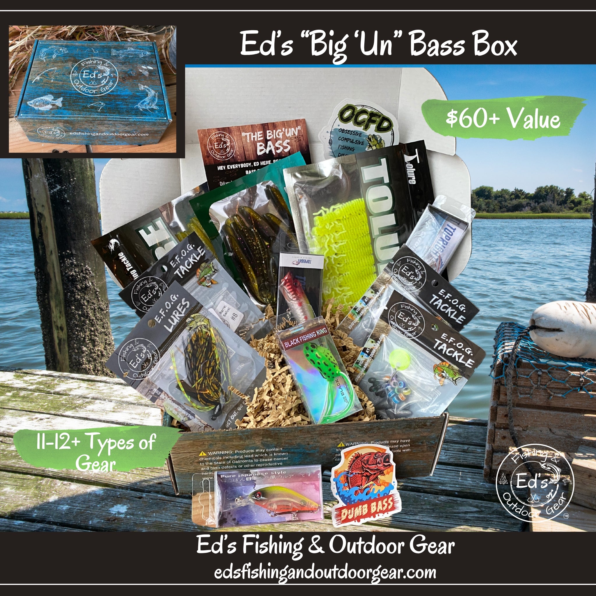 Ed's "Big 'Un" Bass Fishing Gift Box